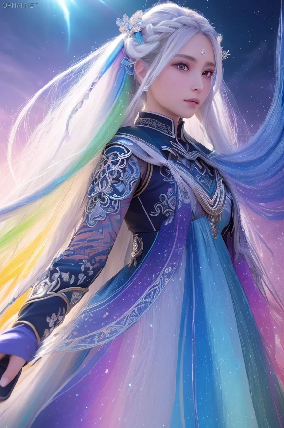 Title: "Ethereal Valkyrie - Luna AI ChatGPT - OPNAI - Art